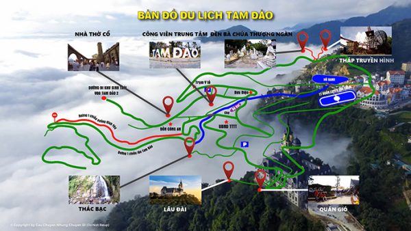Chỉ dẫn bản đồ du lịch Tam Đảo siêu đầy đủ, chi tiết cập nhật 2026